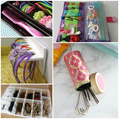 How to Organize Hair Accessories {Never Lose Hair Elastics Again!}