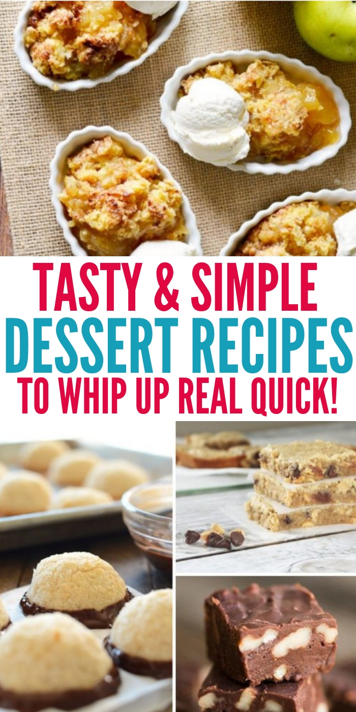 Simple Dessert Recipes To Whip Up and Enjoy In No Time