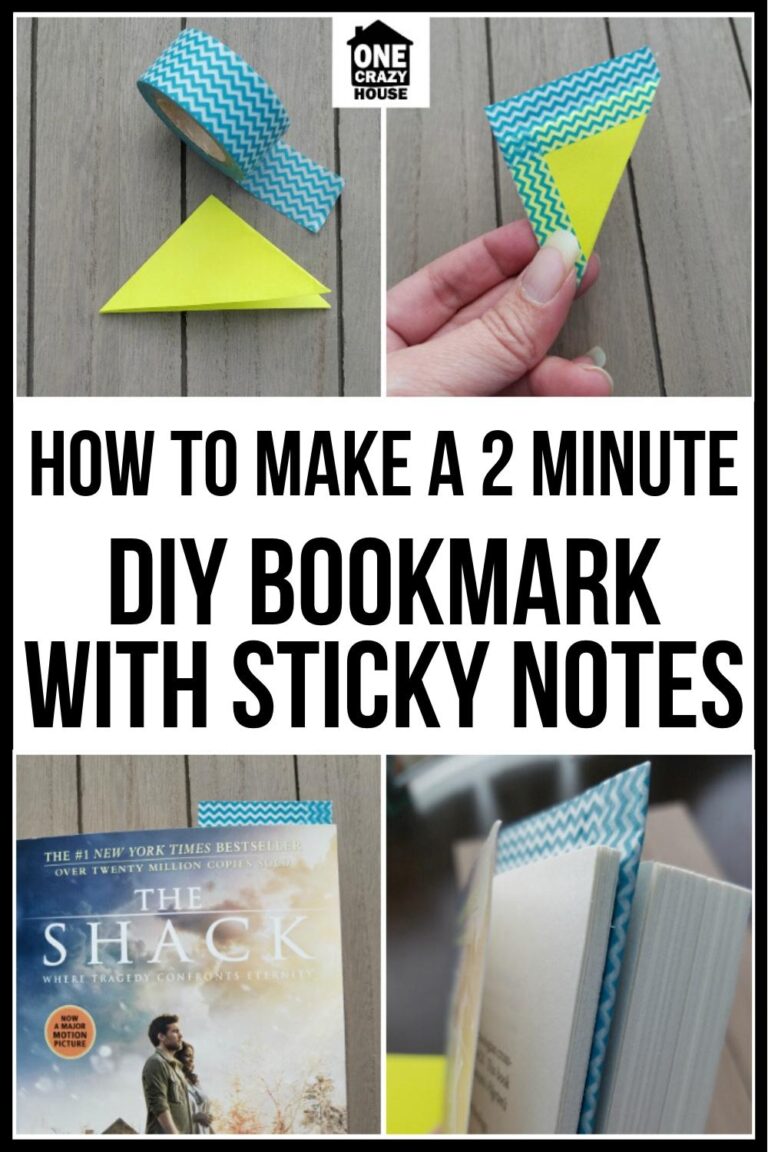 Try These Simple DIY Bookmarks from Sticky Notes