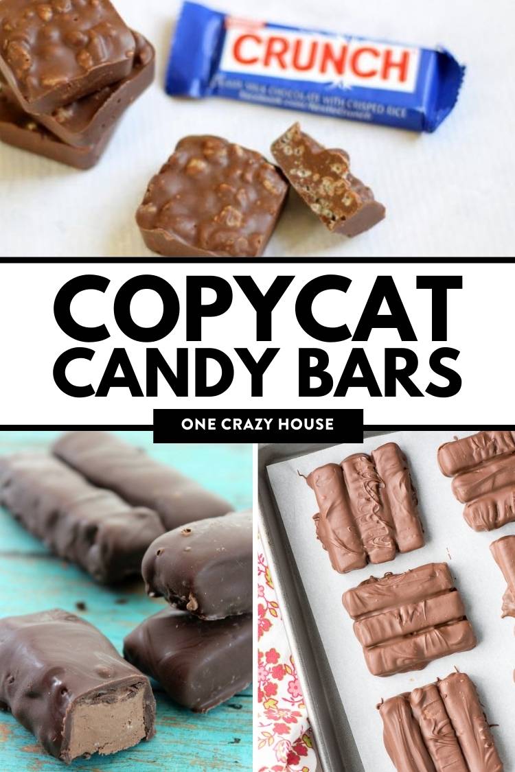 Copycat candy bars that are homemade and far much better tasting.