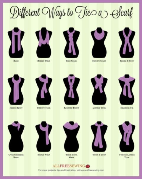 How to Wear a Scarf: 15 Chic Ways