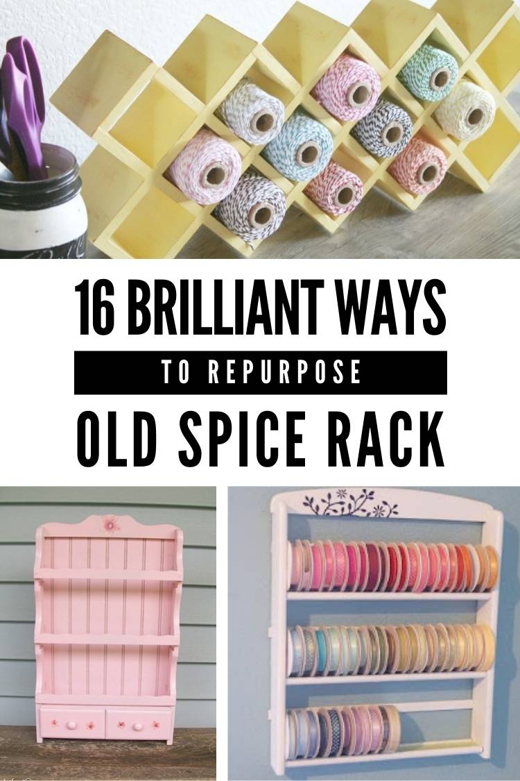 16 Brilliant Ways to Repurpose an Old Spice Rack